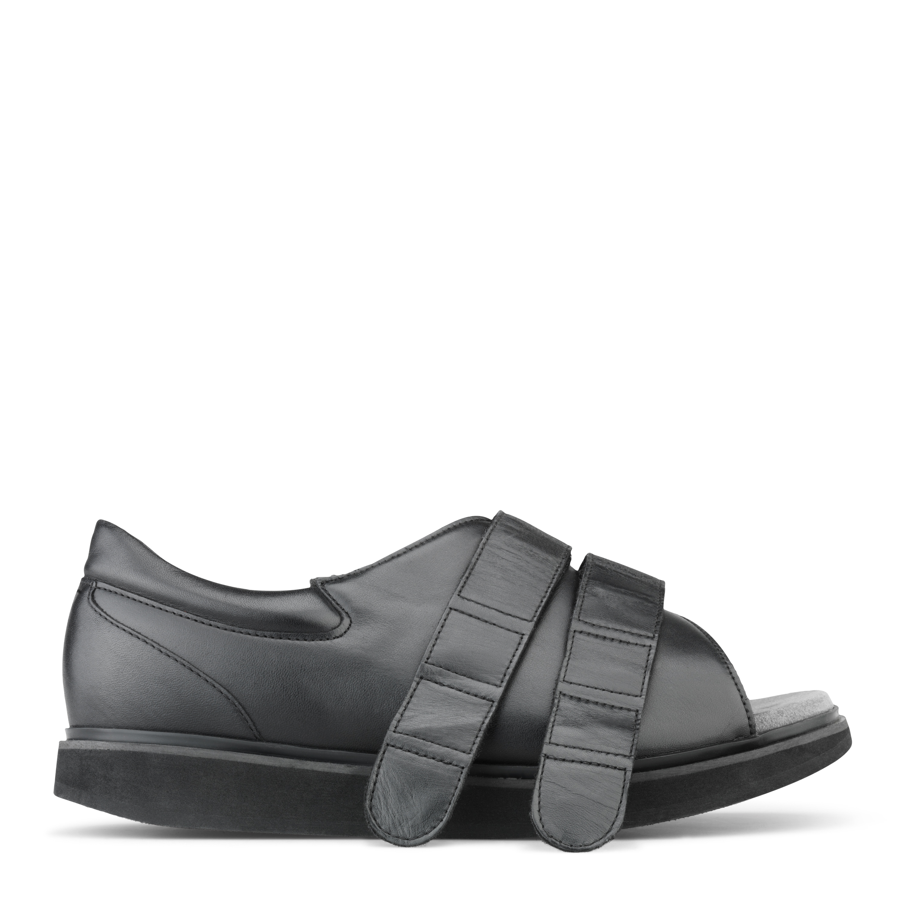 Sandal with heel counter. Hard rocker sole PRO